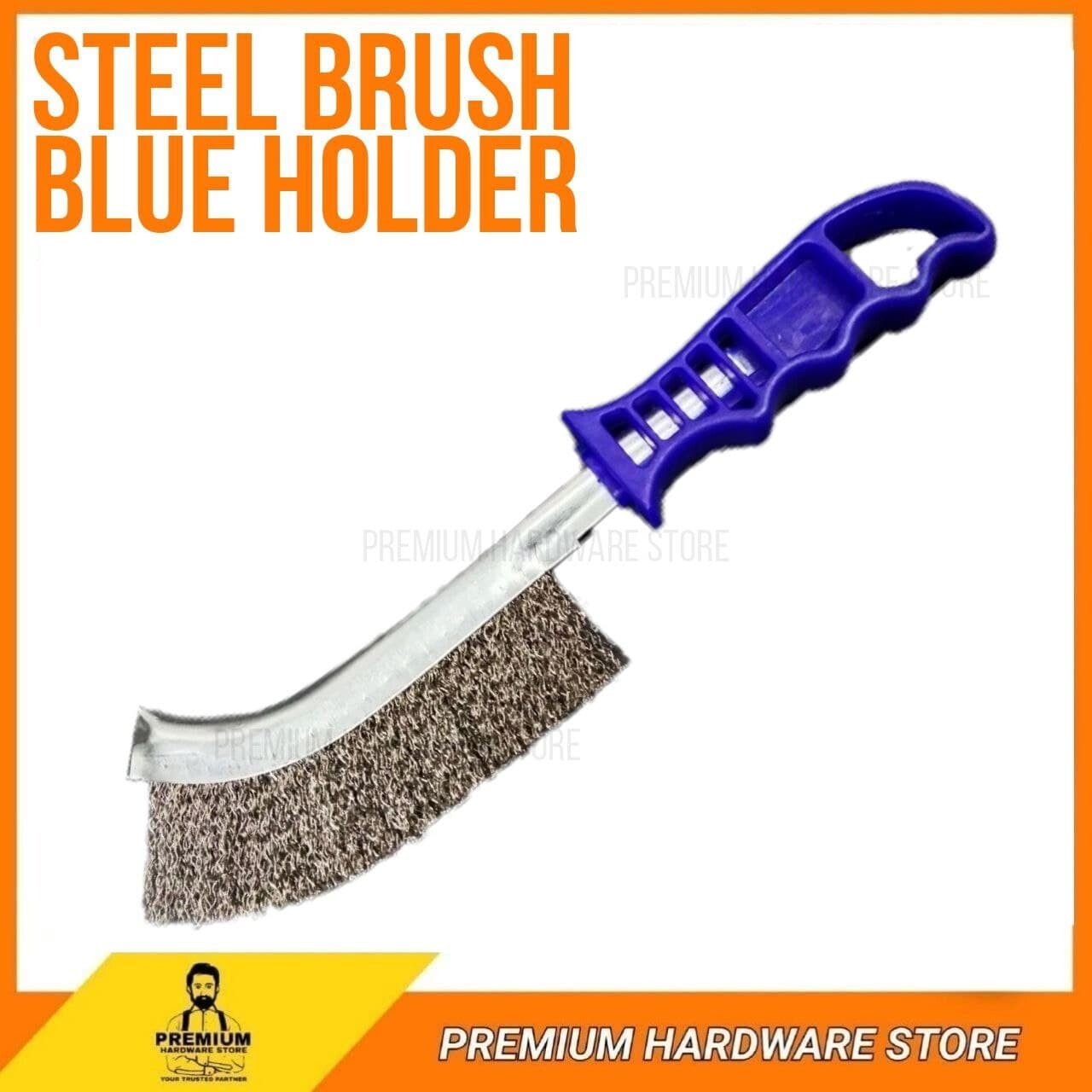 Economy Brass Coated Wire Brush Steel Berus Besi / Rust Removal ...