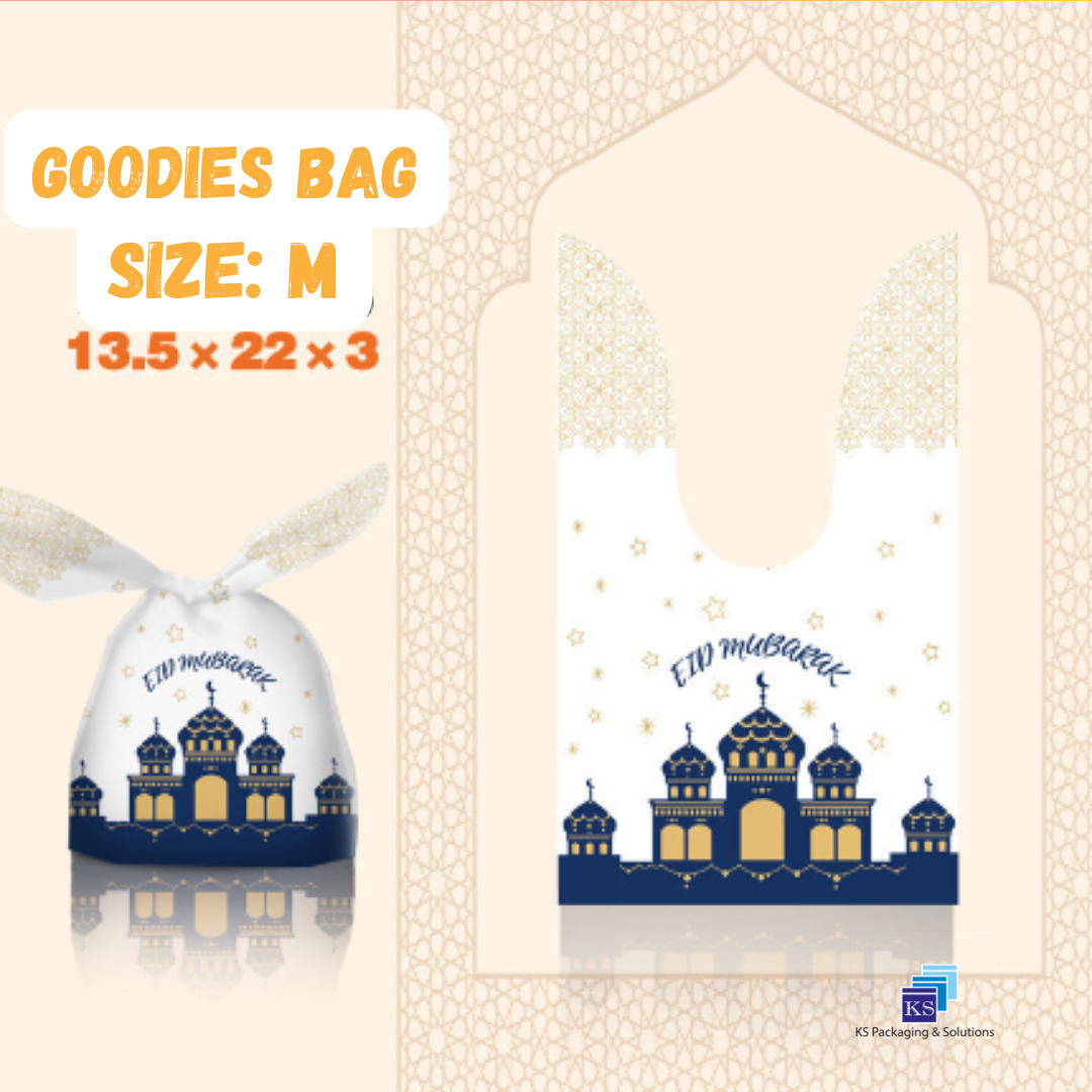 Hari Raya Candy Bags Eid Mubarak Kareem Ramadan Snack Cookie Packaging ...