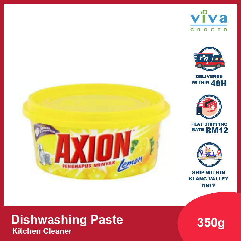 Axion Lemon Dishwashing Paste 350g | Lazada