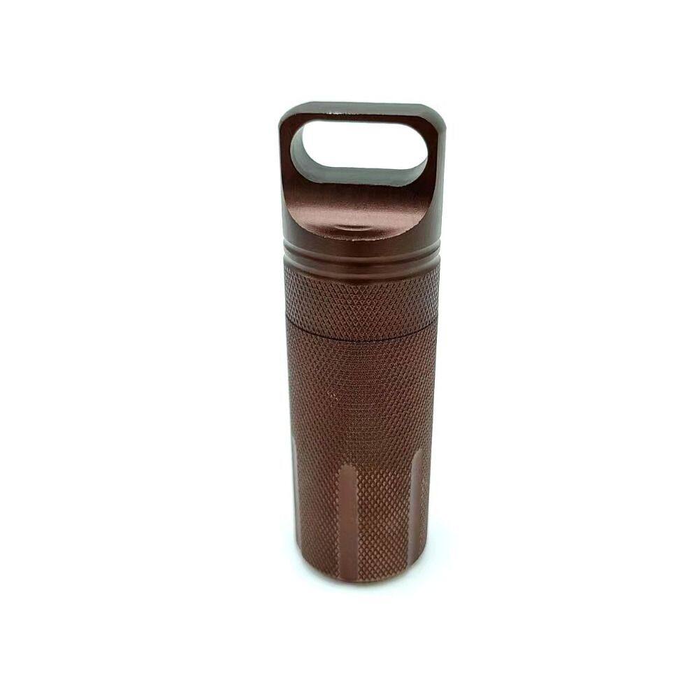 VPO2697 EDC Waterproof Medicine Case Keychain Dry Bottle Survival Hike ...