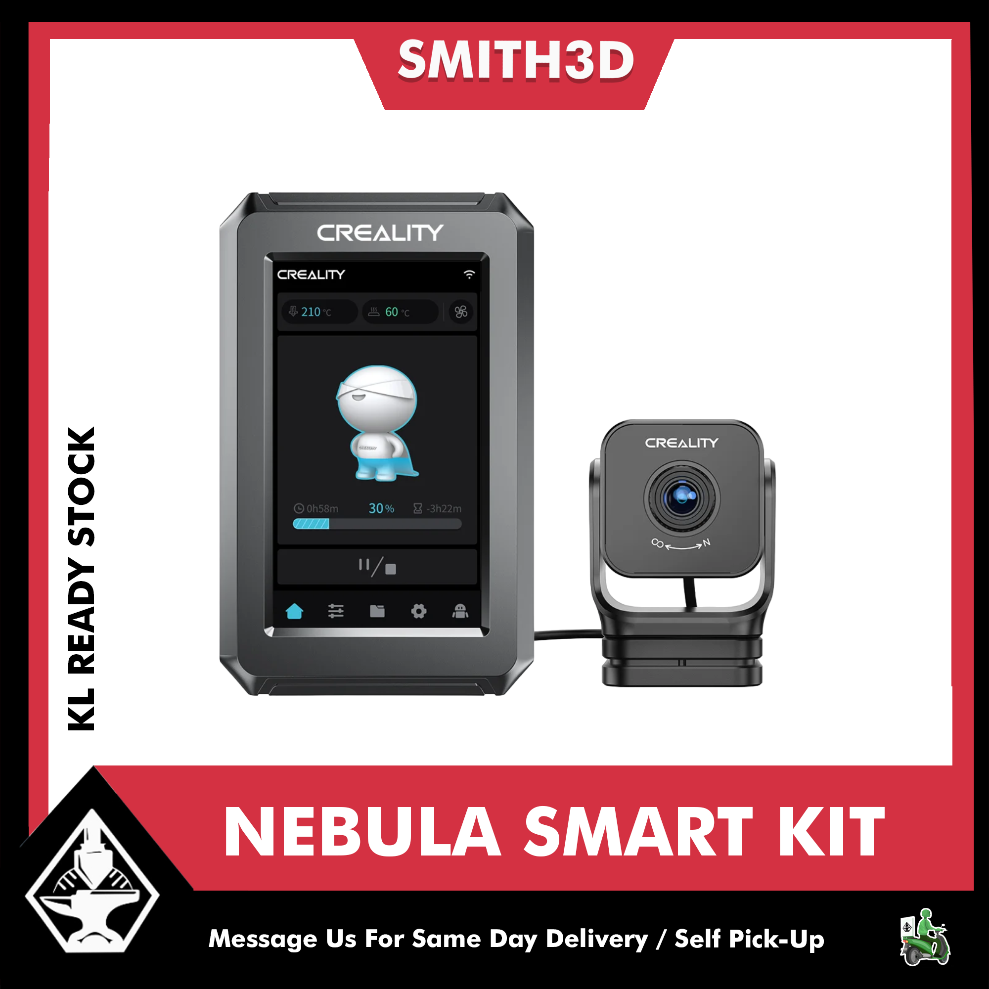 CREALITY Nebula Smart Kit, Touchscreen Camera Kit for Ender 3 Series ...