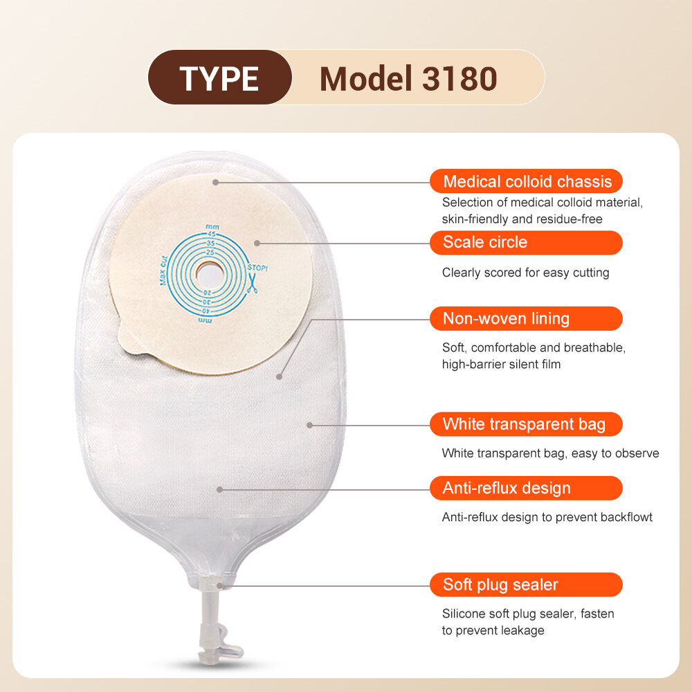 Cofoe 10ชิ้นถุงปัสสาวะถุงเก็บปัสสาวะปัสสาวะแบบชิ้นเดียว,ฝาครอบปิดกันรั่วถุงปัสสาวะแบบใช้แล้วทิ้ง ...