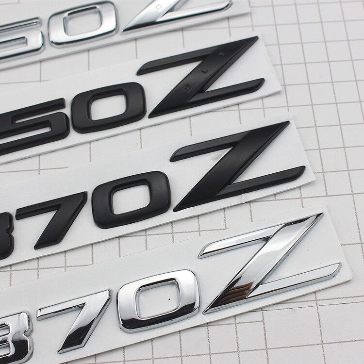 NEW Upgrade 1 X Metal 350Z 370Z Car Side Rear Emblem Badge Sticker ...