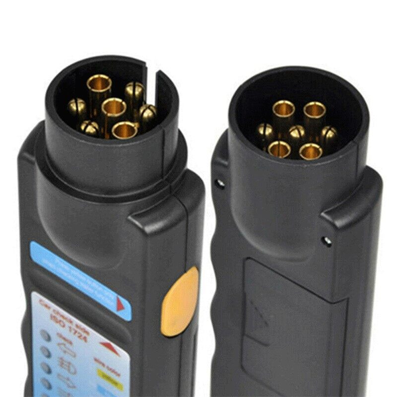 12V 7 Pin Wiring Circuit Tester Car And Trailer Towing Lights Plug And ...