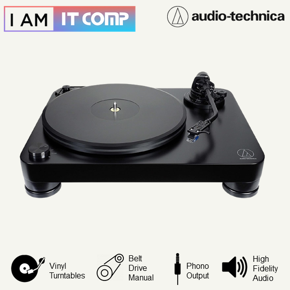Audio-Technica AT-LP7 Fully Manual Belt Drive Turntables / Phonograph ...