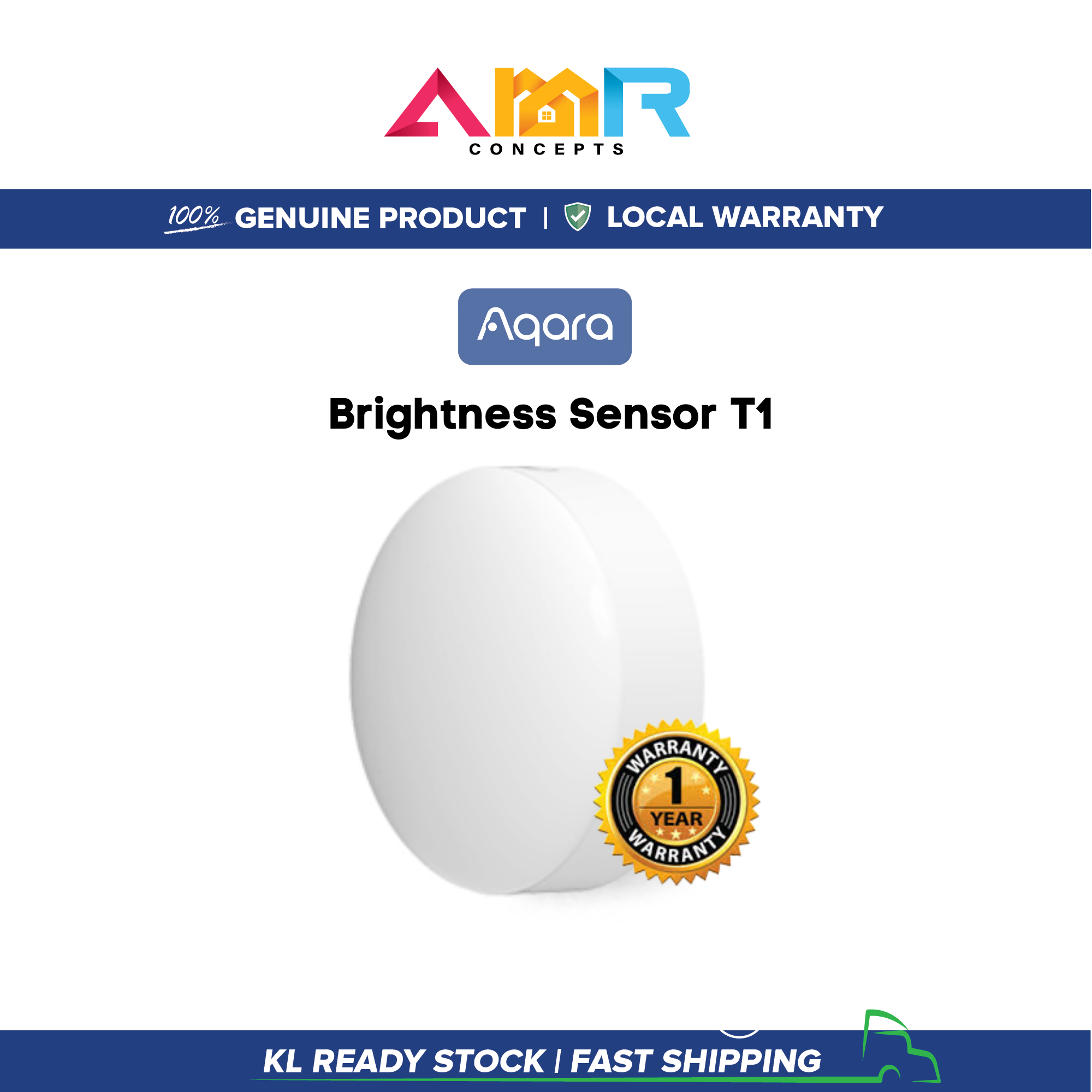 Aqara Brightness Sensor T1 Light Sensor Convenient Magnetic Zigbee 3.0 ...