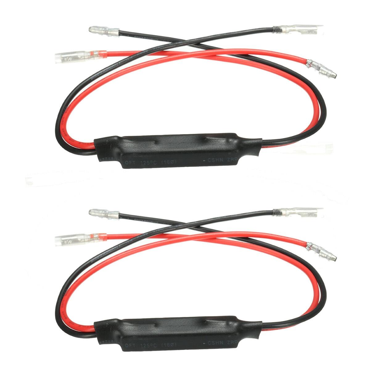 NEW 1 Pair Motorcycle Indicator Turn Signal Light Resistors 12V 10W 10 ...