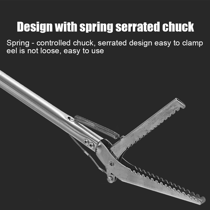 Snake Clamp 0.75m/1m/1.2m Reptile Wide Jaw Stick Handle Tong Catcher ...