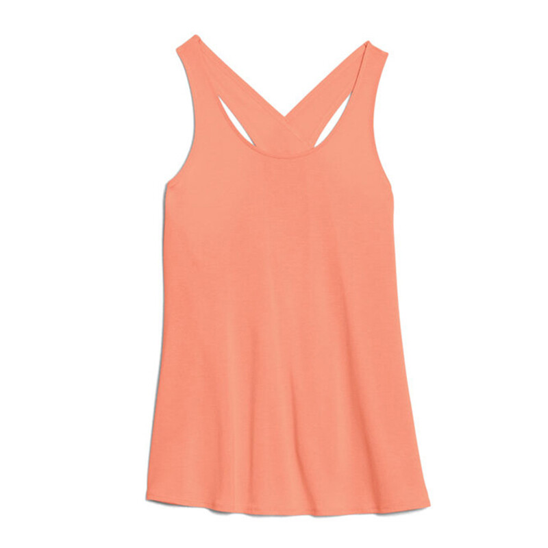 Women Cross Back Yoga Shirts Sleeveless Bodybuilding Fitness Sport T ...