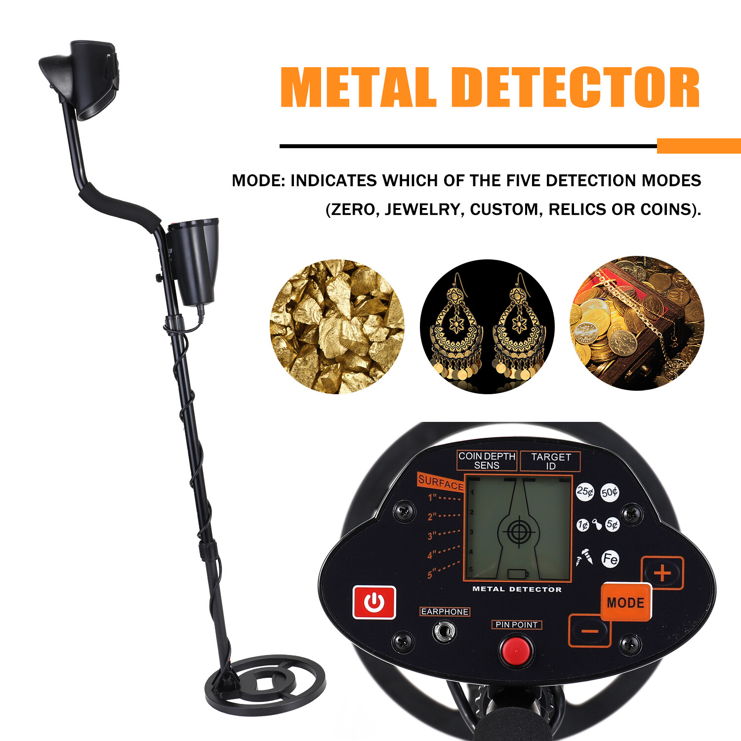 Portable Easy Installation Underground Metal Detector High Sensitivity ...
