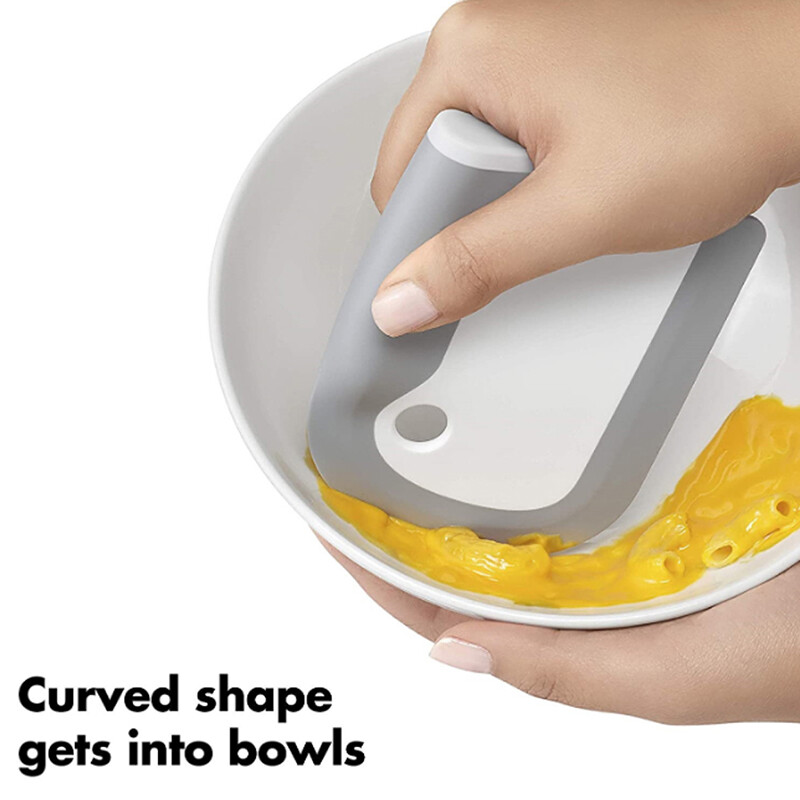 WUJI Bowl Scraper Multi-Purpose Silicone Tableware Scraper Cleaning ...