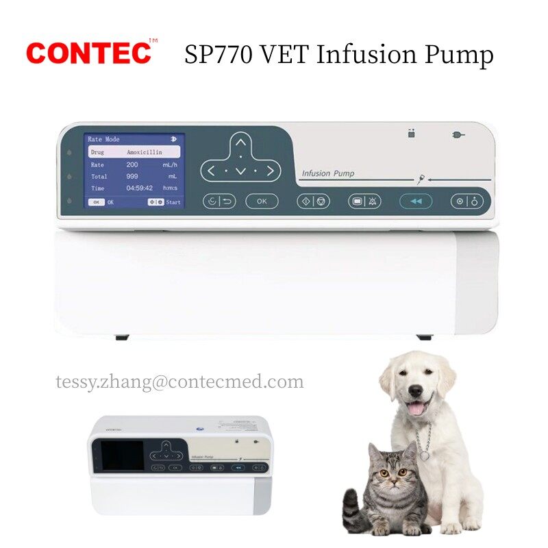 CONTEC SP770 SP750 Veterinary volumetric infusion pump Animal/VET Using Flow control alarm ...