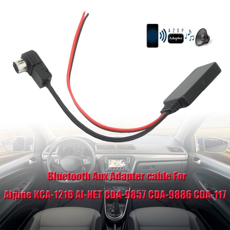 Car Wireless Bluetooth Module Music Adapter Auxiliary Receiver Aux ...