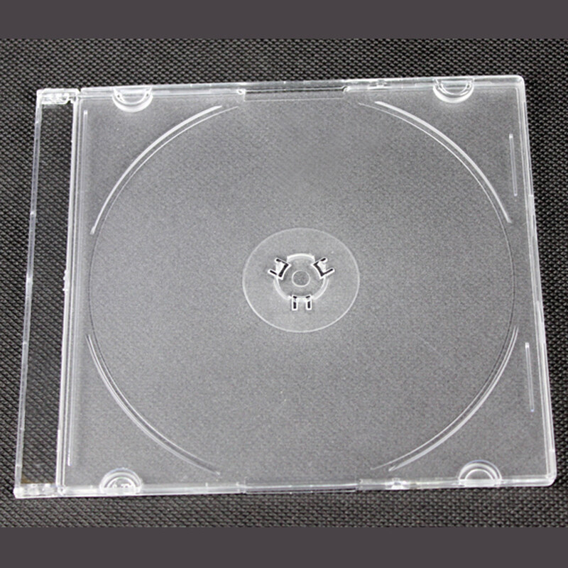 40 g thin single transparent CD case DVD case 12CM CD package storage ...