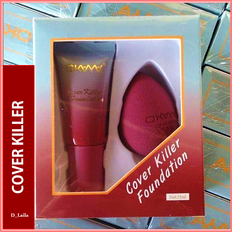 OKAYA COVER KILLER FOUNDATION 🔥 PACK TERBARU - 2023 | Lazada