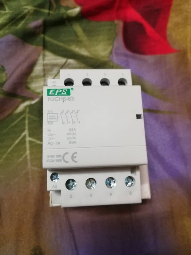 EPS 63A 4 POLE 4NO MODULAR CONTACTOR AC7a | Lazada