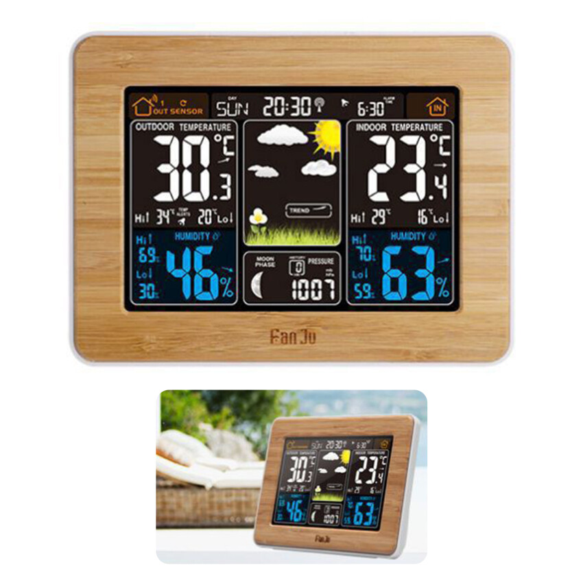 Weather Station Temperature Sensor Wireless Indoor Outdoor Sensor ...