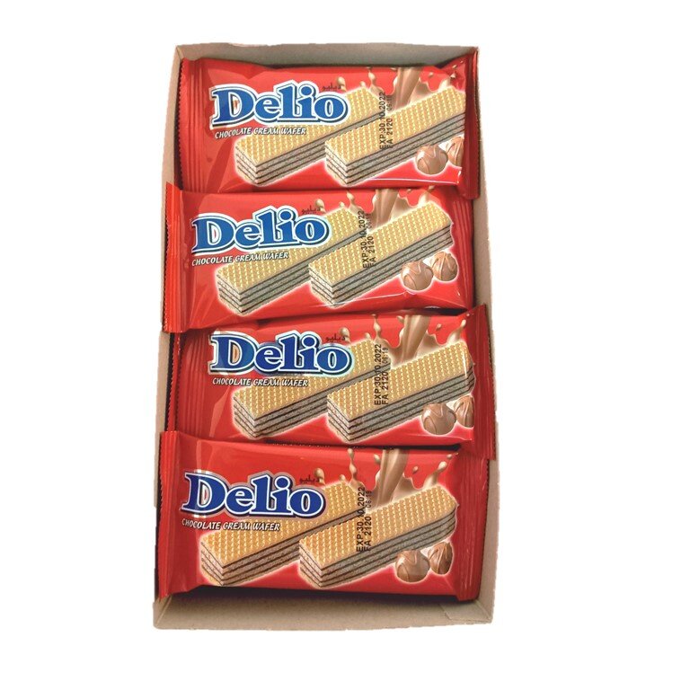 16g x 24pcs Delio Cream Wafer Strawberry /Chocolate / Milk / Orange ...