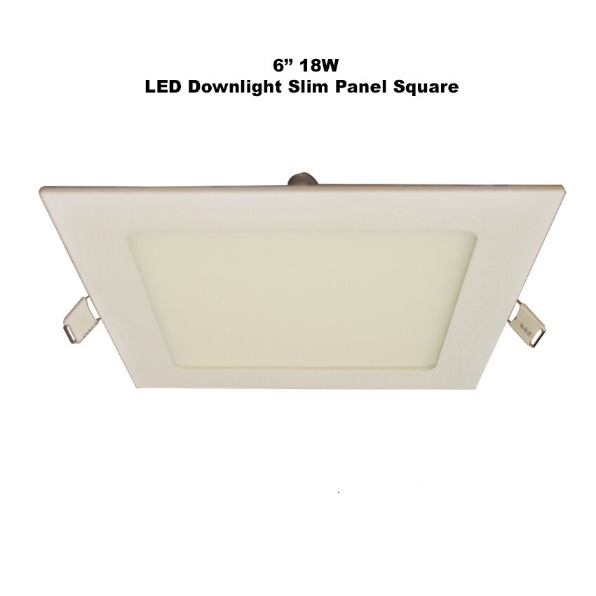 LED Downlight Slim Panel Square 12W 18W (LEDEON Y809) Recessed ...
