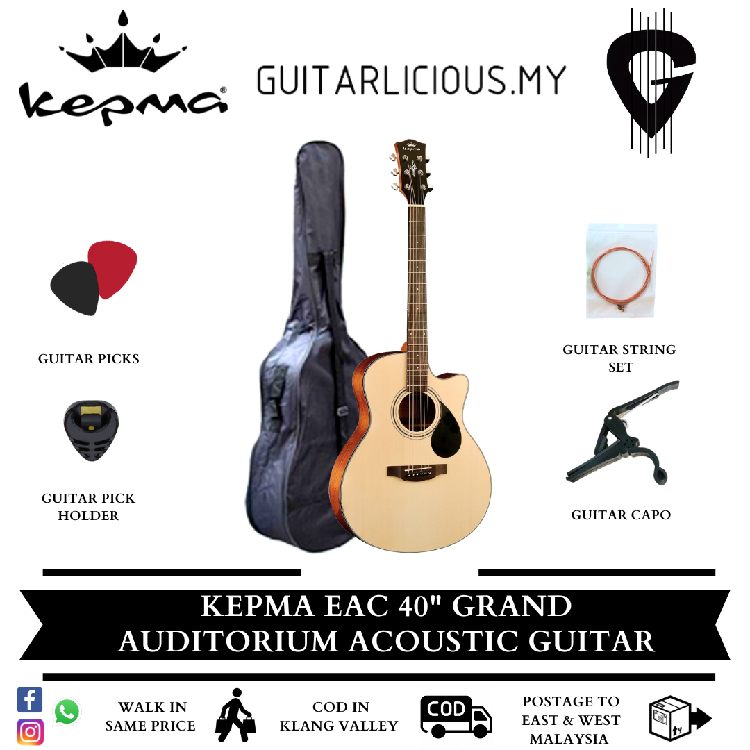 KEPMA EAC 40 inch Grand Auditorium Acoustic Guitar | Lazada