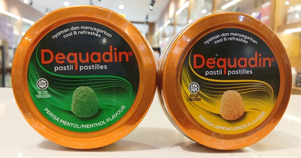 DEQUADIN PASTILLES MENTHOL / LEMON FLAVOUR 50G EXP 06/2024 | Lazada