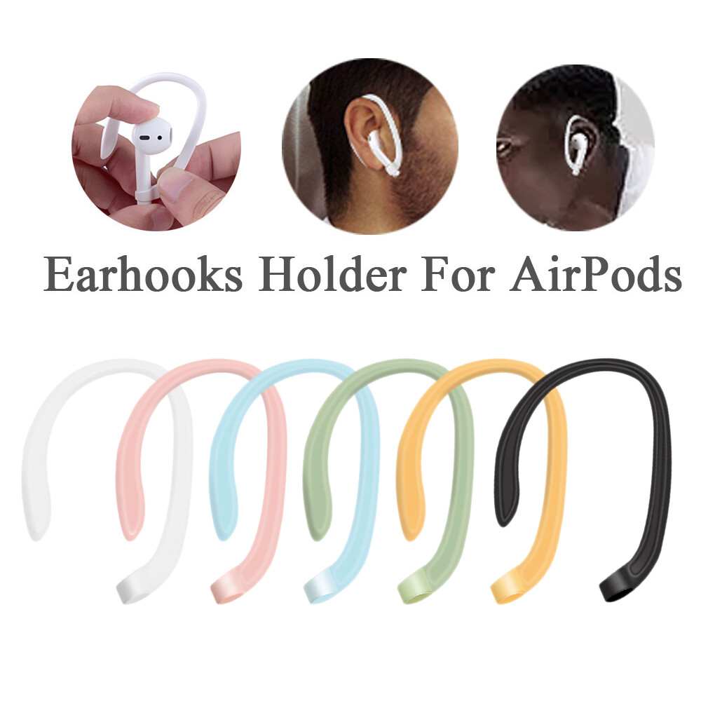 1 Pair Light Silicone Accessories Sports Anti-lost Ear Hook Earphones ...
