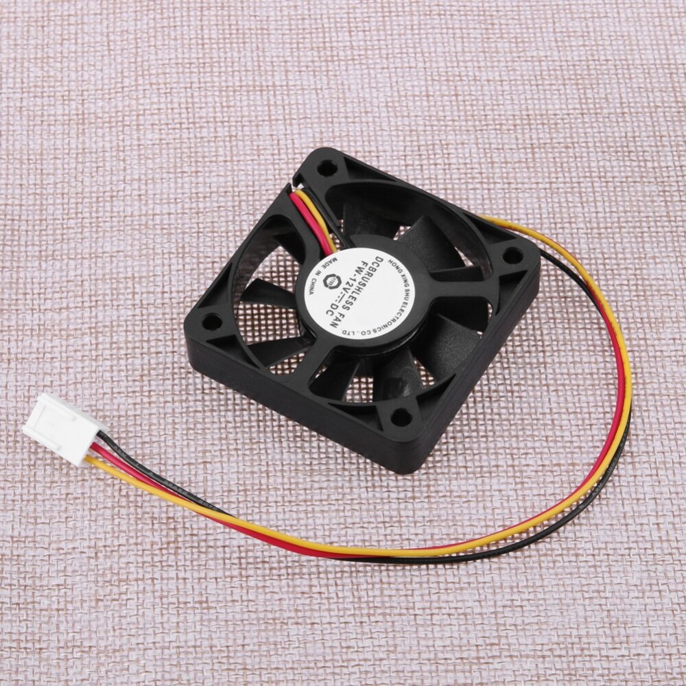 (Ready) 3 Pin CPU 5cm Cooling Cooler Fan Heatsinks Radiator for PC ...