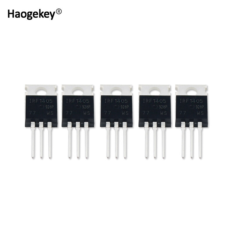 IRF1405PBF 10ชิ้น IRF1405 MOSFET ทรานซิสเตอร์55V 160V TO-220 - Haogekey ...