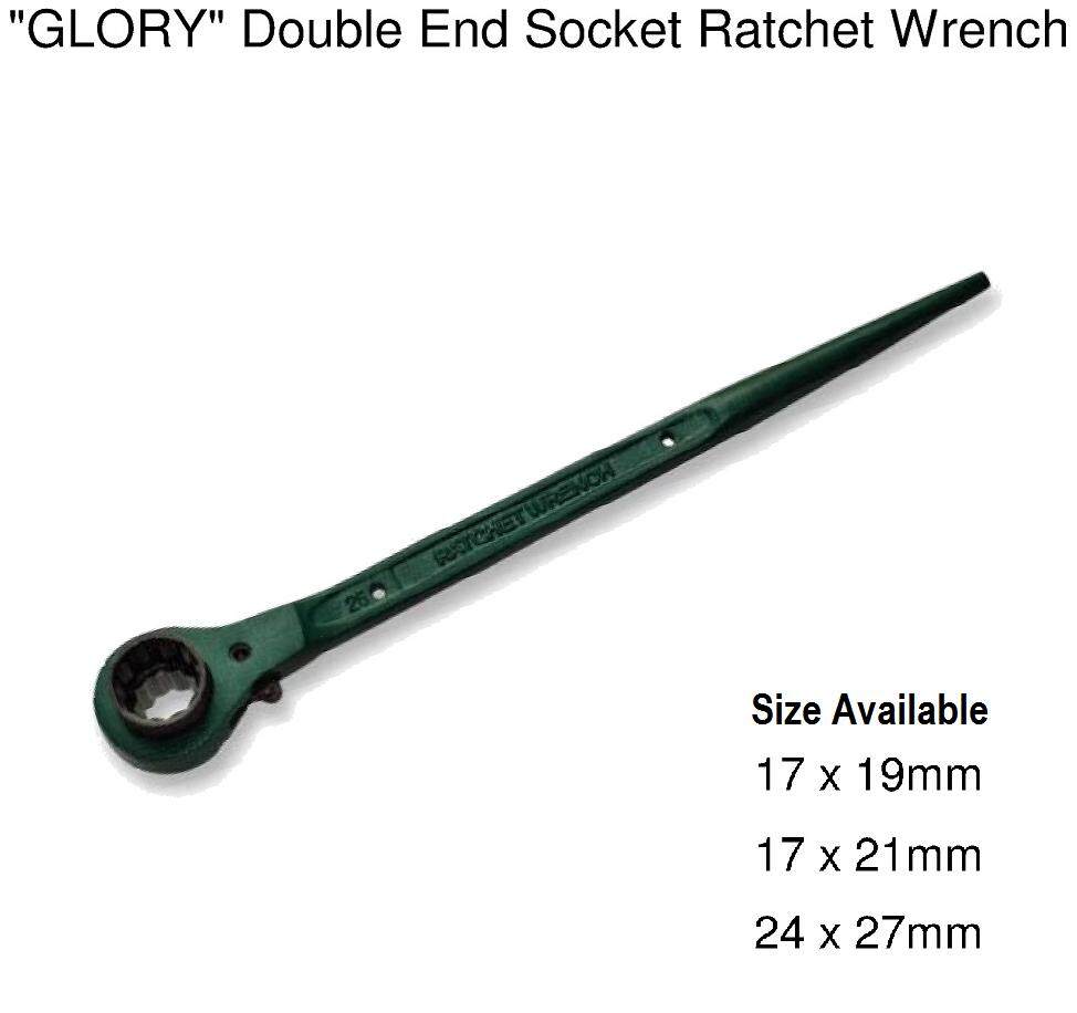 Glory Double Size Ratchet Wrench (Claw Reversible) 17 X 19MM | Lazada