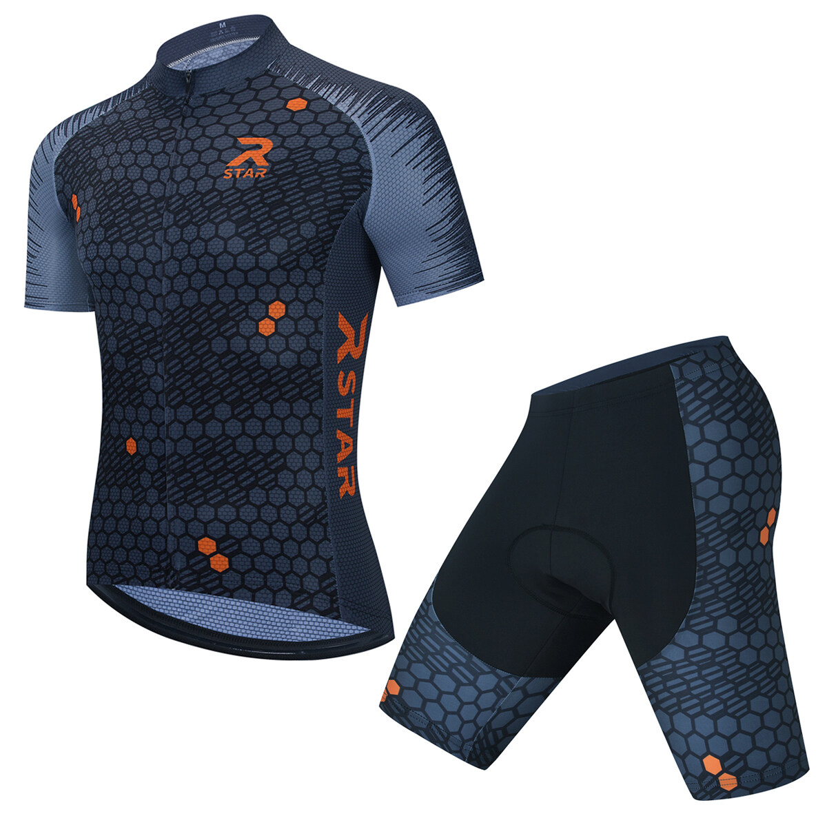 R Star Pro Cycling Kit Short Sleeve Cycling Suit Bicycle Riding Jersey ...