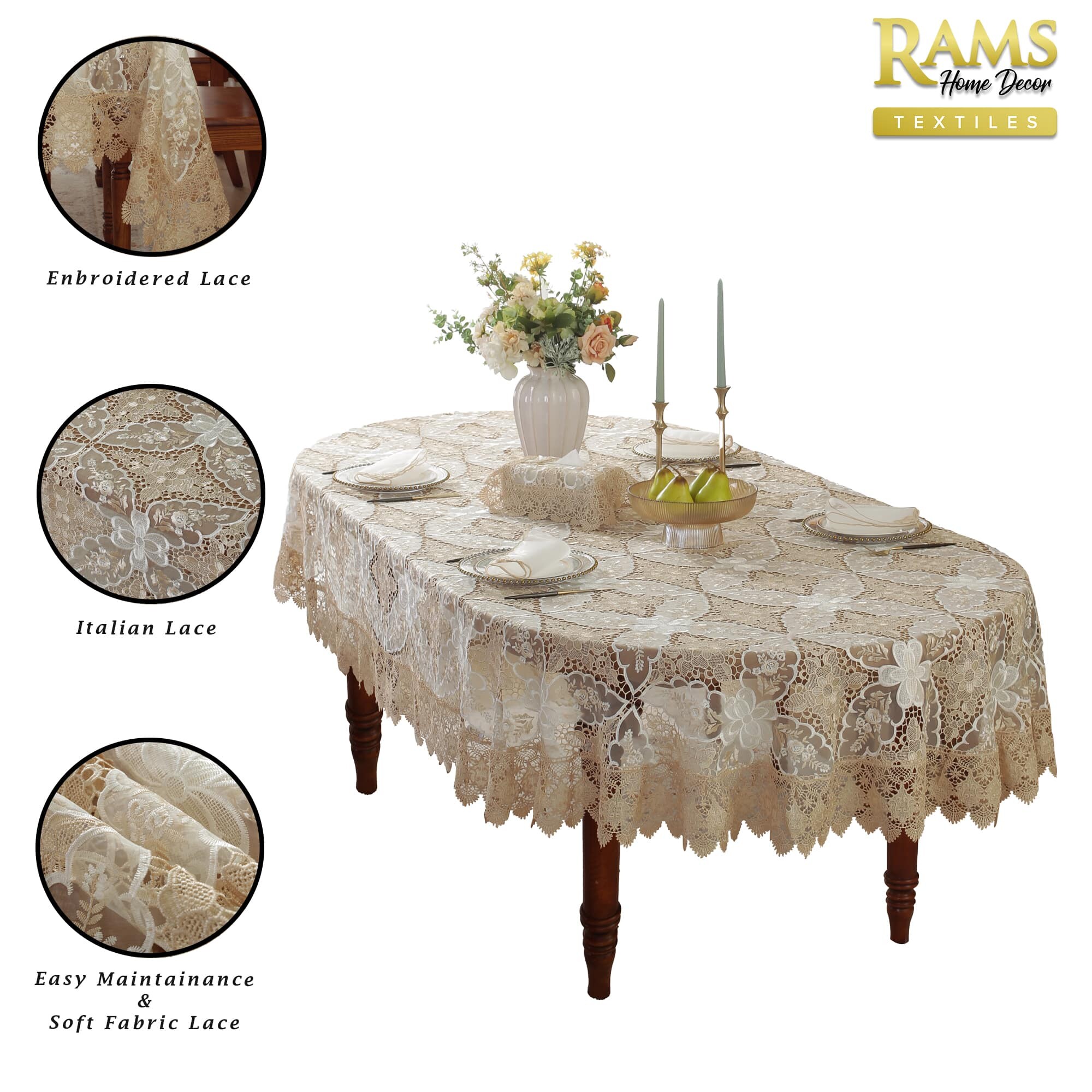 Lace Tablecloth Texture