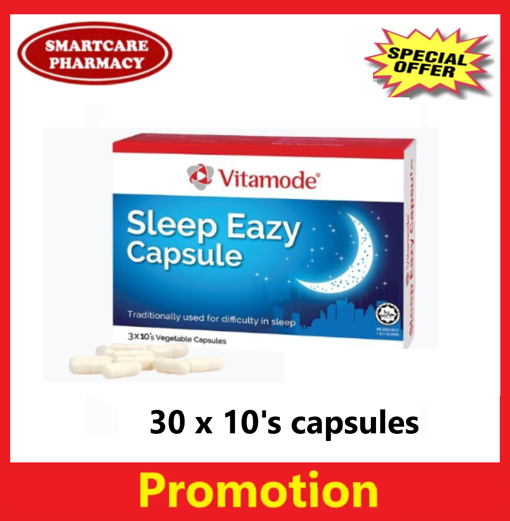 Vitamode® Sleep Eazy Capsule 3 x 10's vegetable capsules | Lazada
