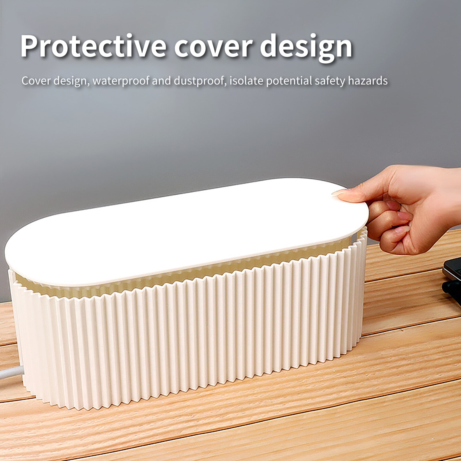 Licao Lighting High-quality Power Strip Storage Box Anti-skid Safe Heat ...