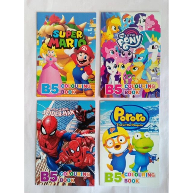 B5 Cartoon Colouring Book Pororo | Lazada