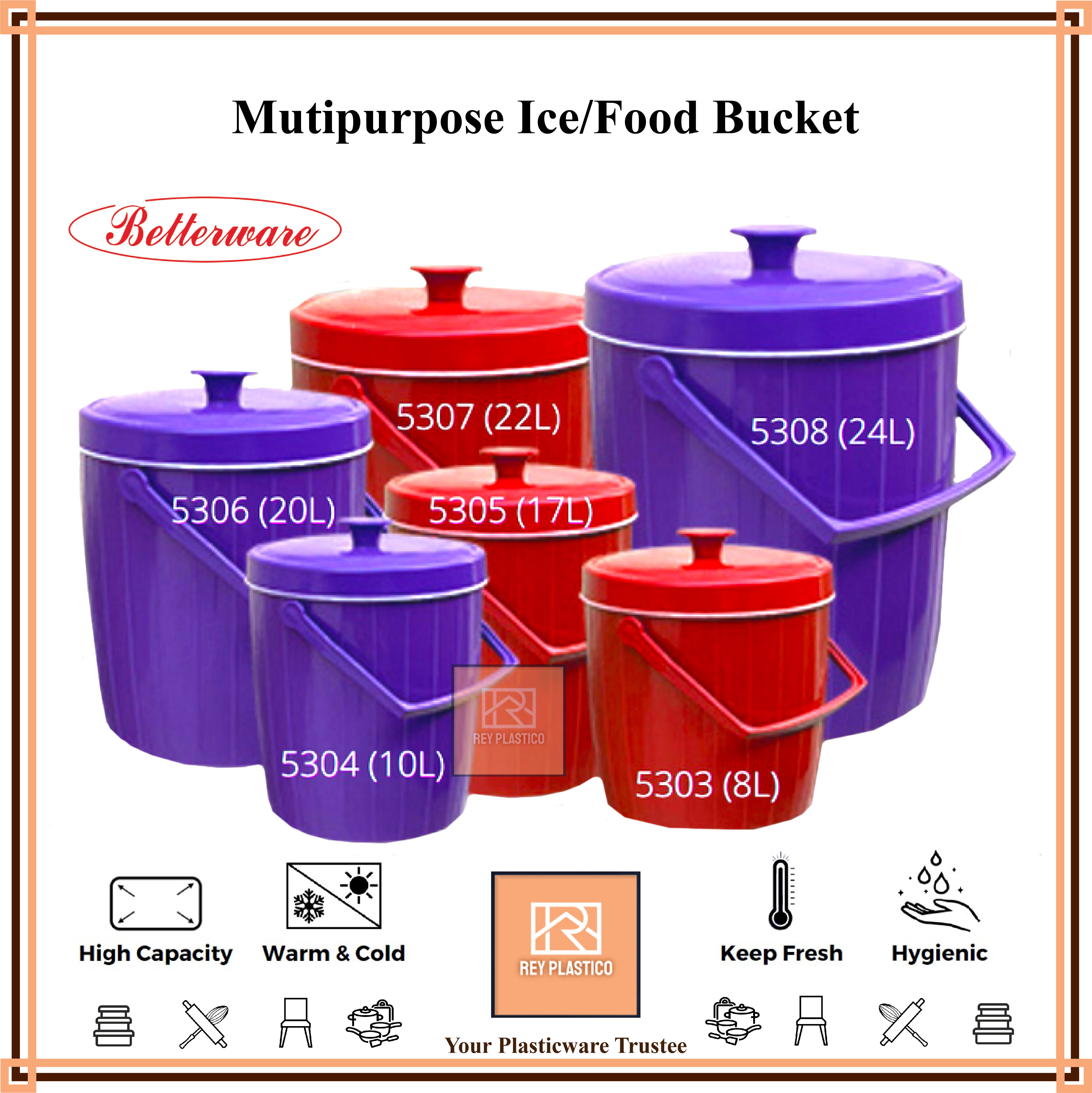 Multipurpose Ice Bucket/ Rice Bucket/ Food or Ice Container/ Bocong ...