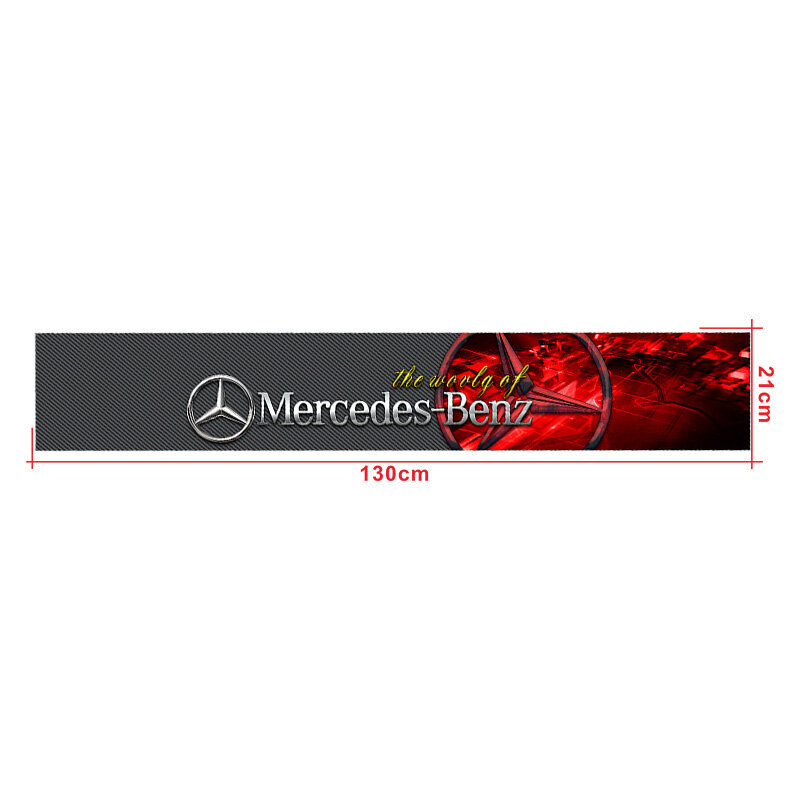 1 Piece Personalized Car Front Rear Windshield Sticker For Mercedes ...