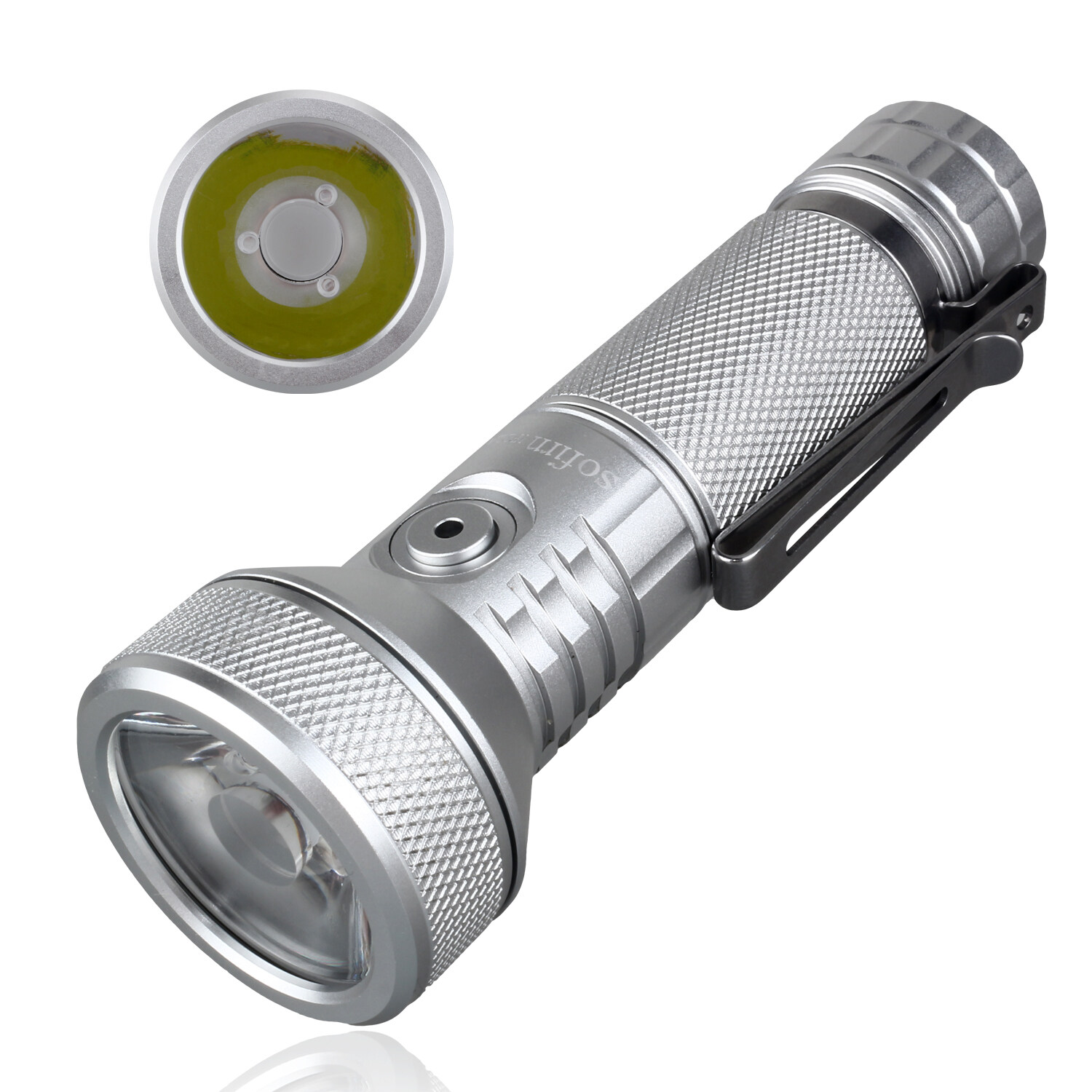 Sofirn IF22A 21700 USB C 3A Rechargeable Powerful LED Flashlight SFT40 ...