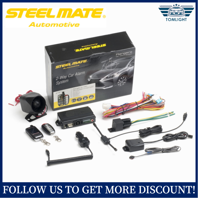 Steelmate Universal 2-Way รถยนต์พาหนะ Alarm System สัญญาณกันขโมย Anti ...