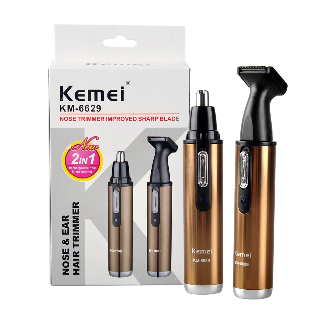 spot kemei 6630 4in1Nose Trimmer Hair Cut Pencukur Bulu Hidung Trim Bulu Cordless Perapi Rambut ...
