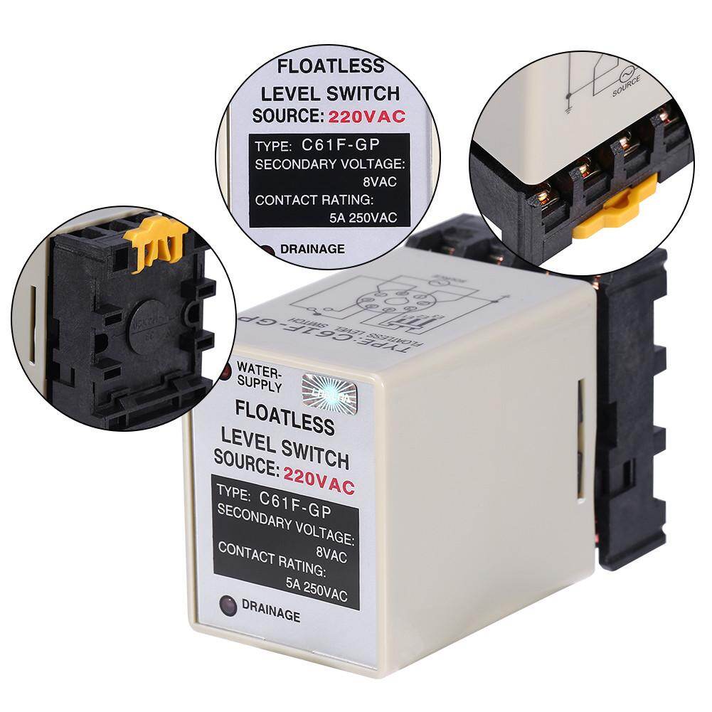 C61F-GP AC220V 50/60Hz floatless Level Switch Controller พร้อมฐาน ...