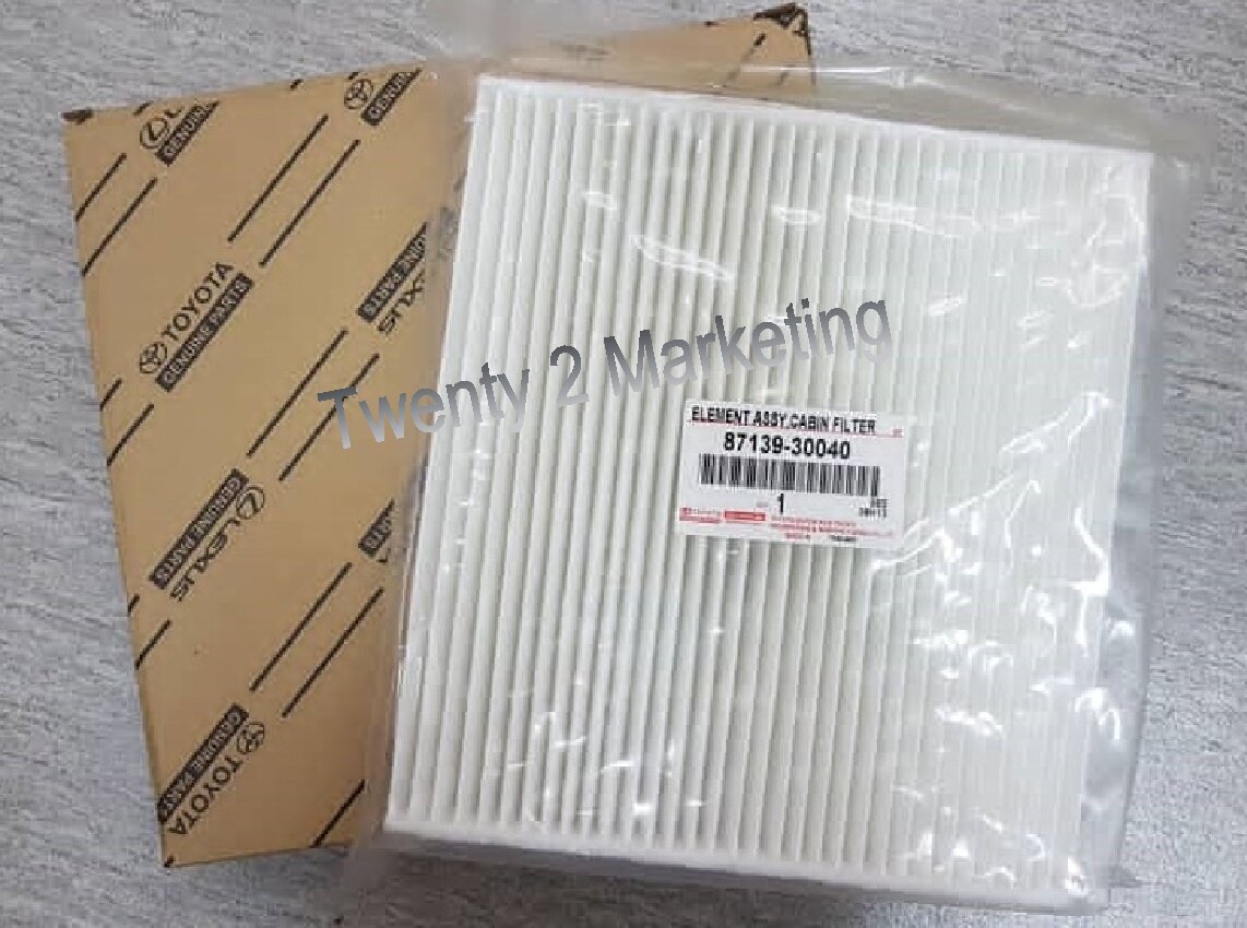 TOYOTA Cabin Air Filter (87139-30040) - 100% Original | Lazada