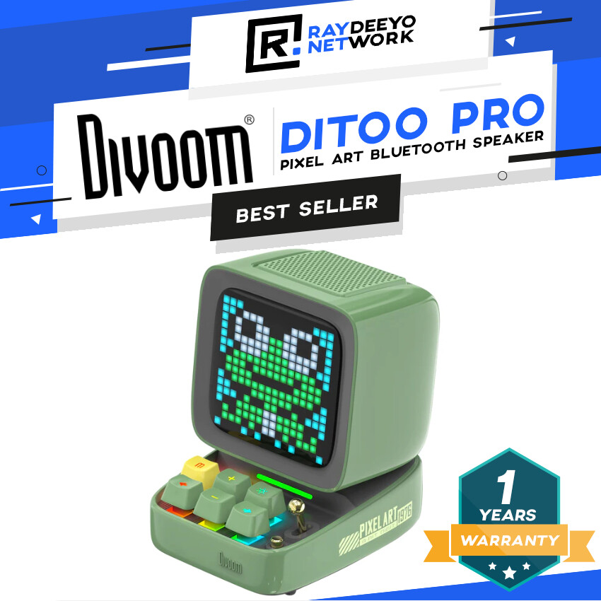 Divoom Ditoo PRO Pixel Art Bluetooth Speaker [Amazing Audio Quality ...