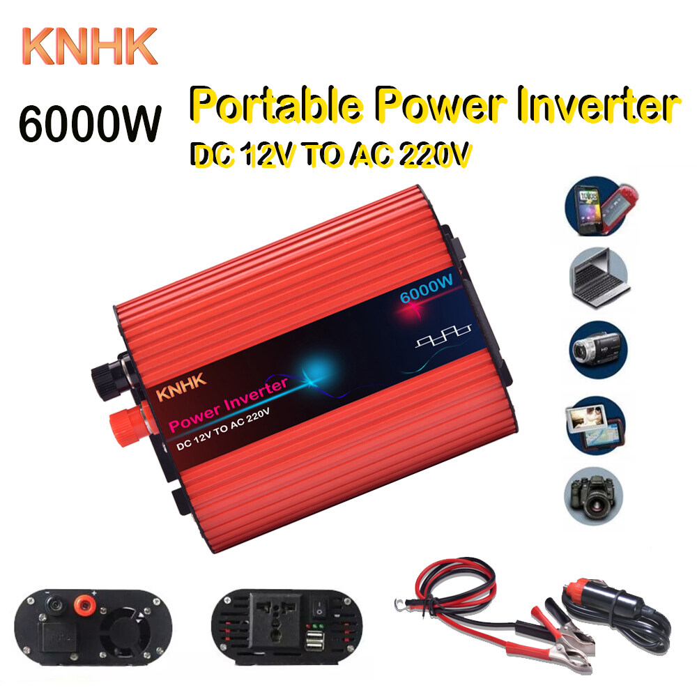 KNHK เครื่องแปลงไฟ15000W/12000W/10000W/8000W/6000W Transfor DC12V AC ...