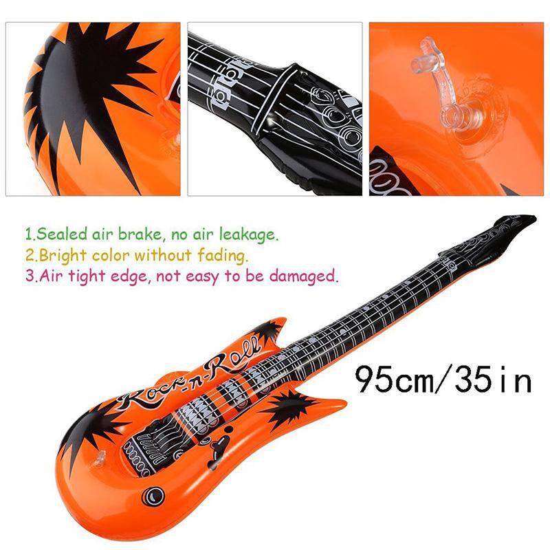 12Pcs Inflatable Guitar Saxophone Microphone Balloons Fun Musical ...