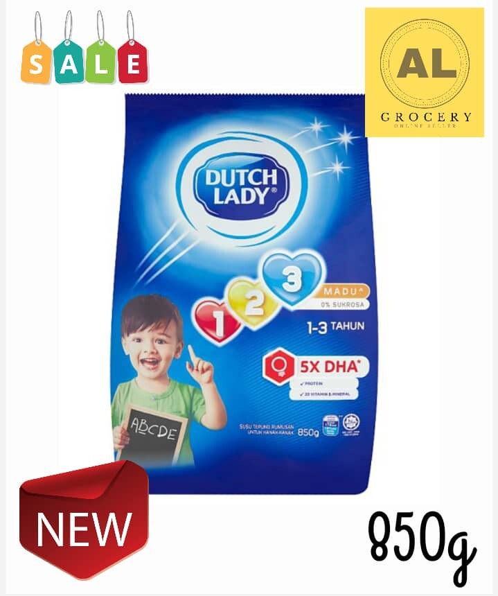 DutchLady 123 Honey Formula milk 850g | Lazada