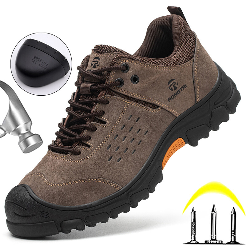 Anti-smash Indestructible Shoes Anti-puncture Safety Shoes Men Work ...