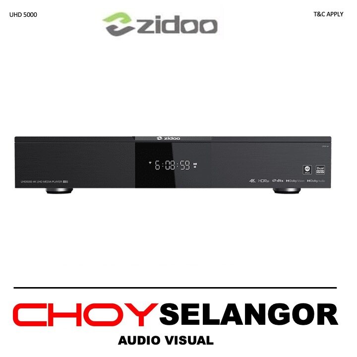 Zidoo UHD5000 Ultimate Hifi Flagship Media Player | Lazada