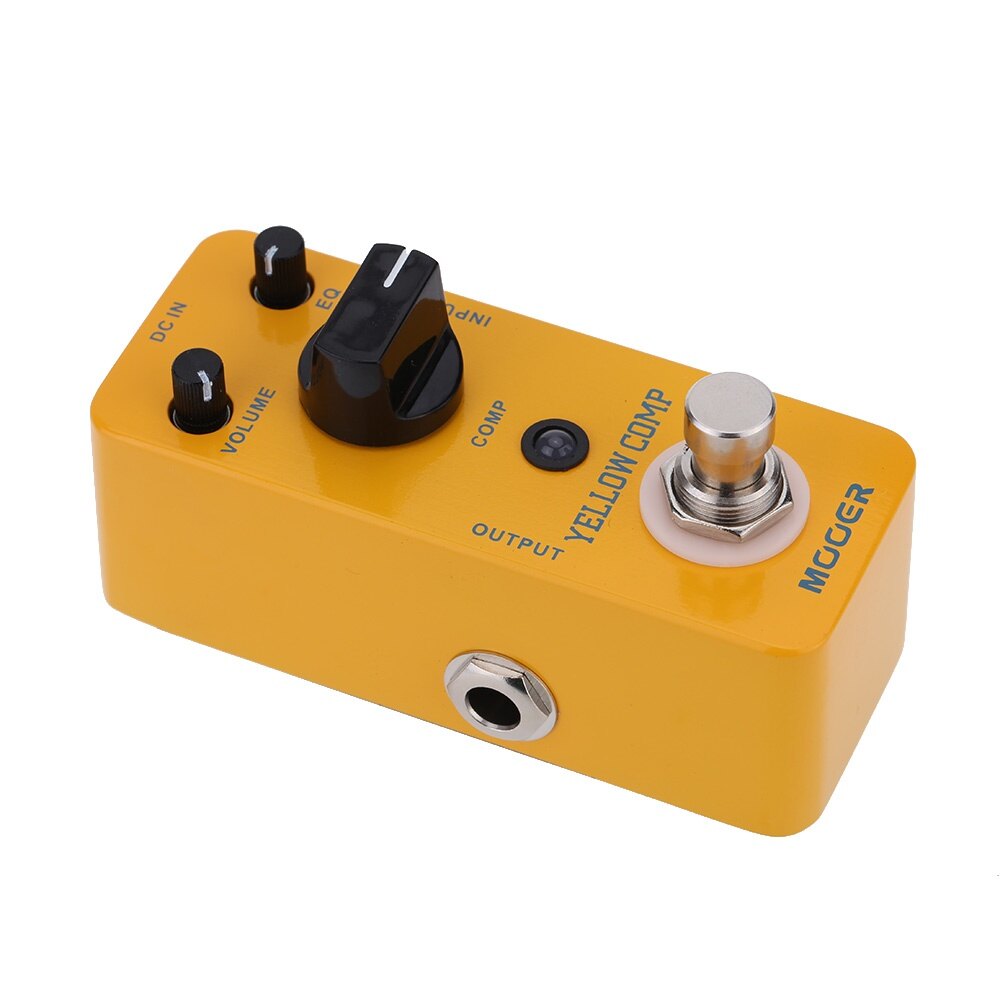 Mooer Yellow Comp Micro Mini Optical Compressor Pedal สำหรับกีตาร์ไฟฟ้า ...