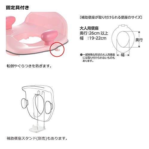 Richell กระโถนเด็ก auxiliary toilet Seat K White - want jp Toys - ThaiPick
