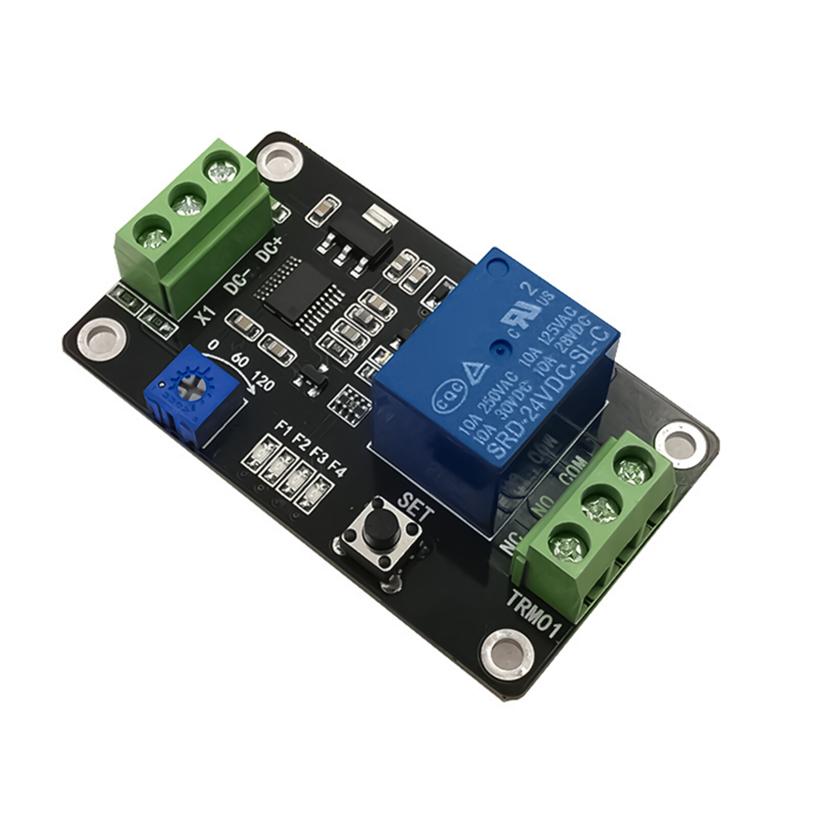 อิกวน®TRM01 Time-รีเลย์หน่วงเวลาโมดูล Multi-Functional Self-Locking PCB ...